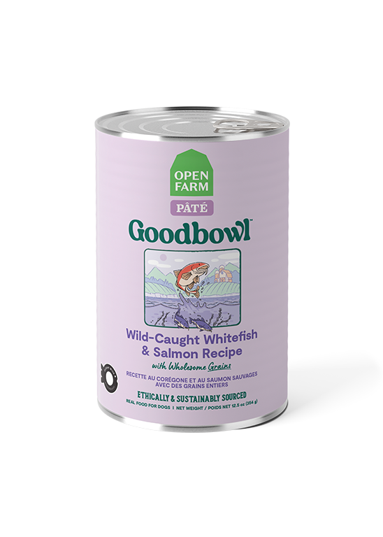 Goodbowl™ Wild-Caught Whitefish & Salmon Pâté for Dogs – Open Farm - Canada